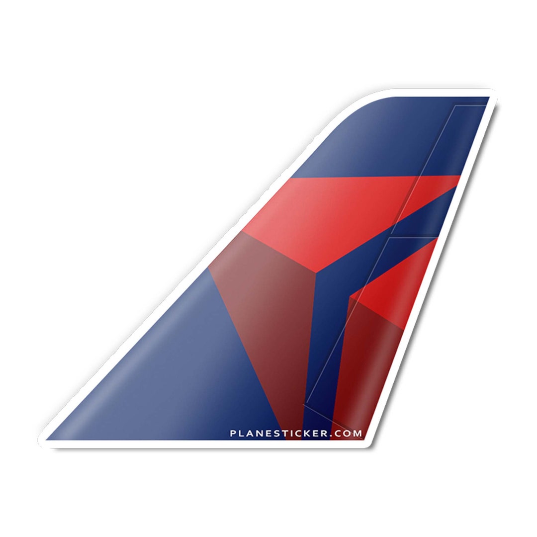 Delta Airlines Tail Diecut Sticker - Etsy