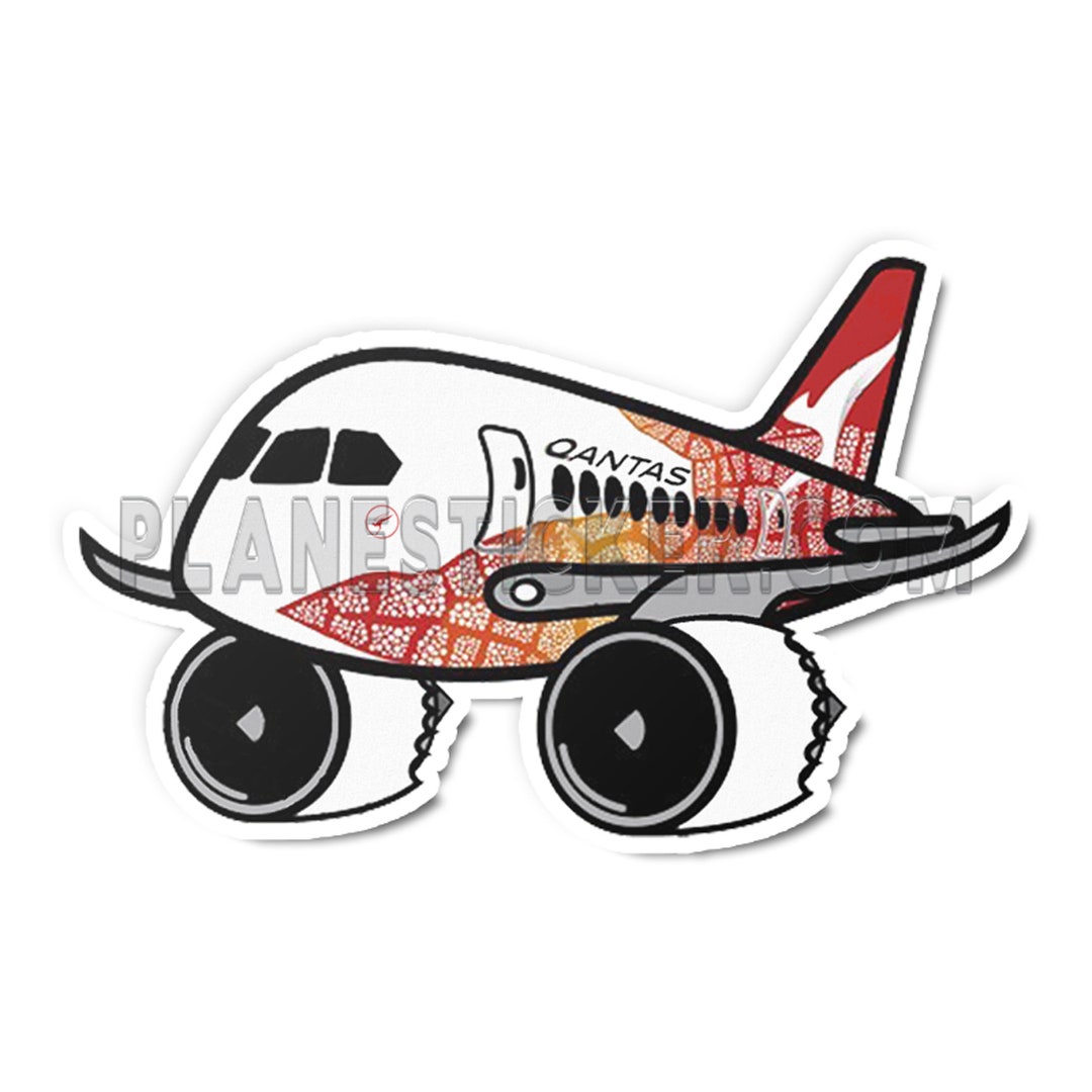 Qantas Boeing 787 EKK Diecut Sticker - Etsy