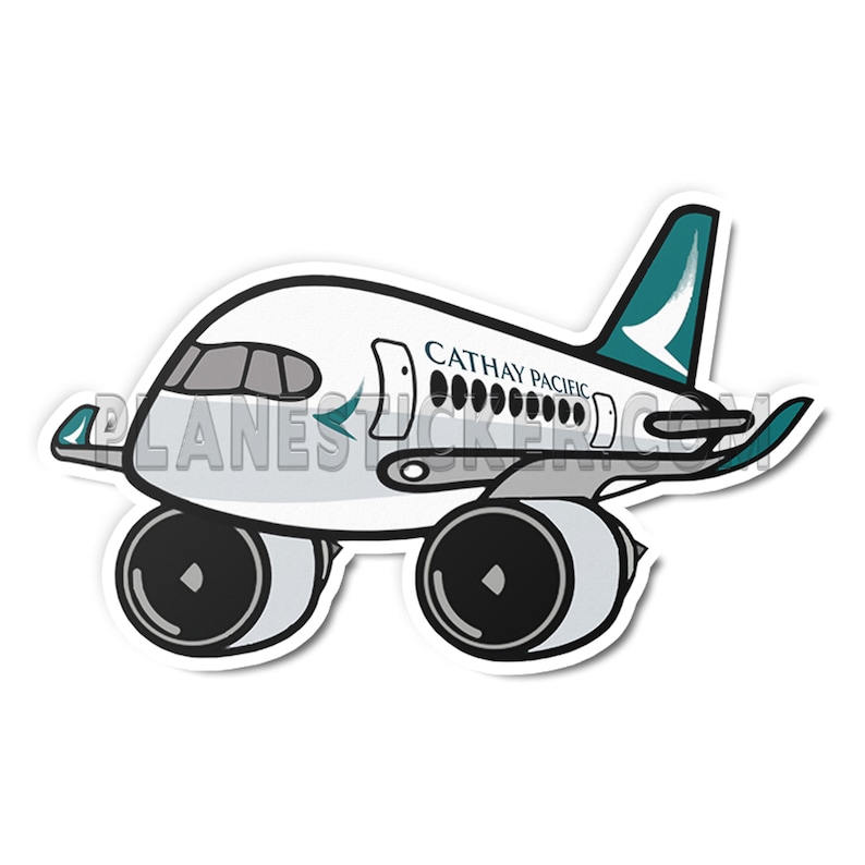 Cathay Pacific Airbus A350 Diecut Sticker - Etsy