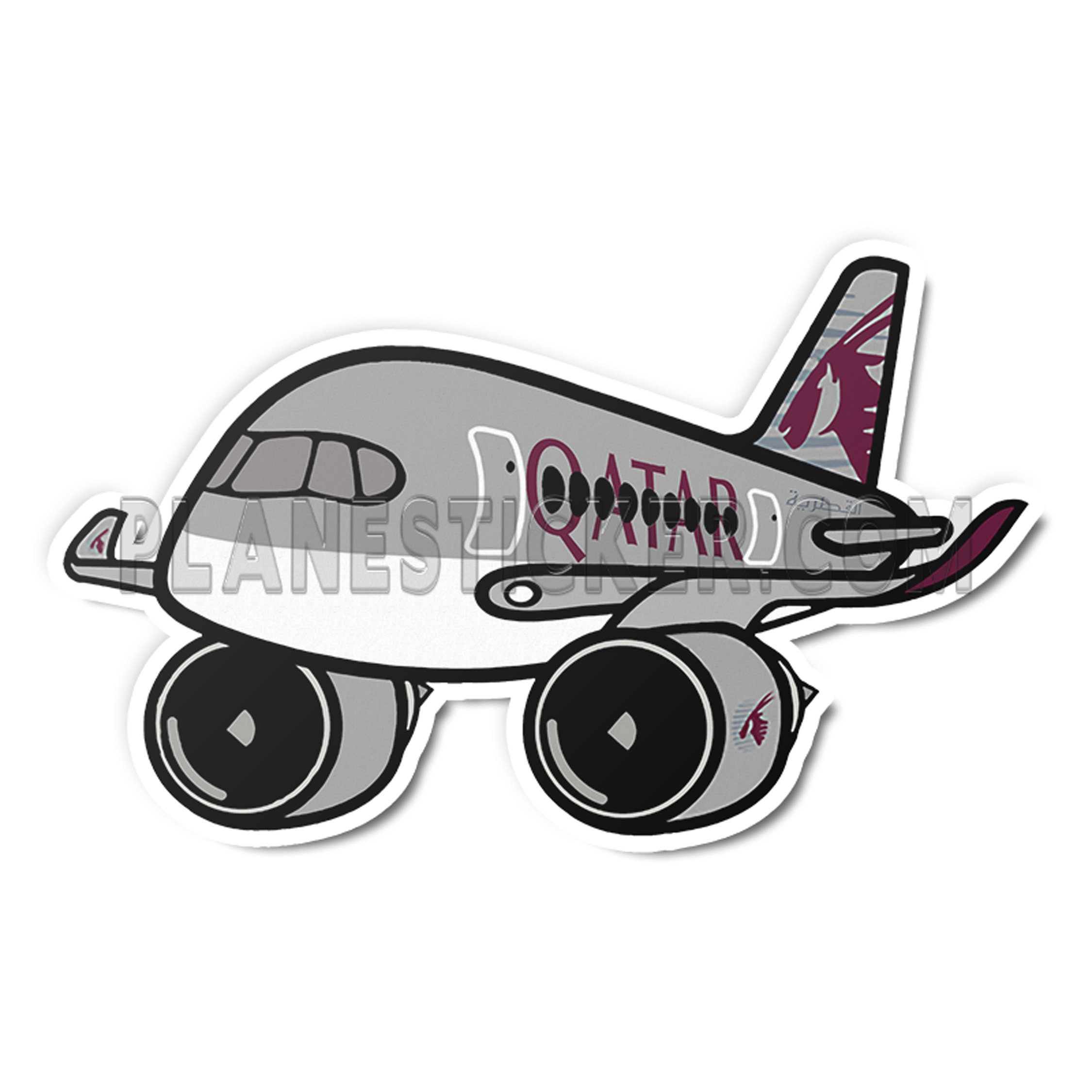 Qatar Airways Airbus A350 Diecut Sticker - Etsy