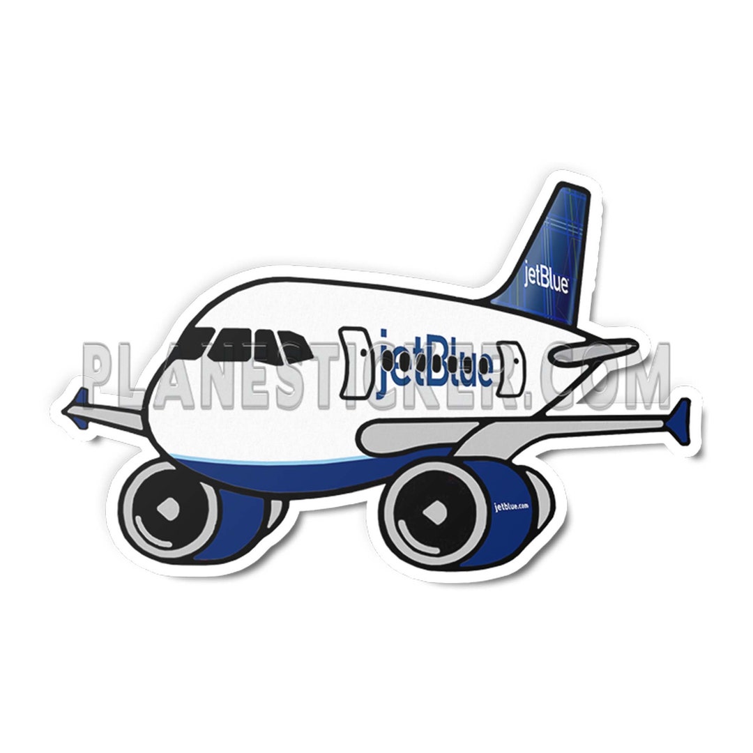 Jetblue A320 Diecut Sticker - Etsy