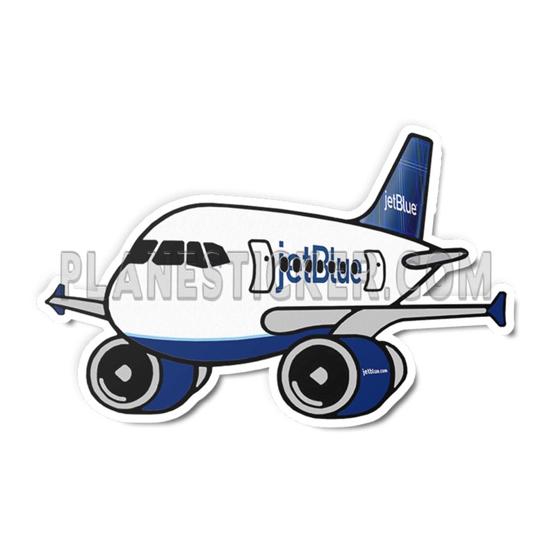 Jetblue A320 Diecut Sticker - Etsy