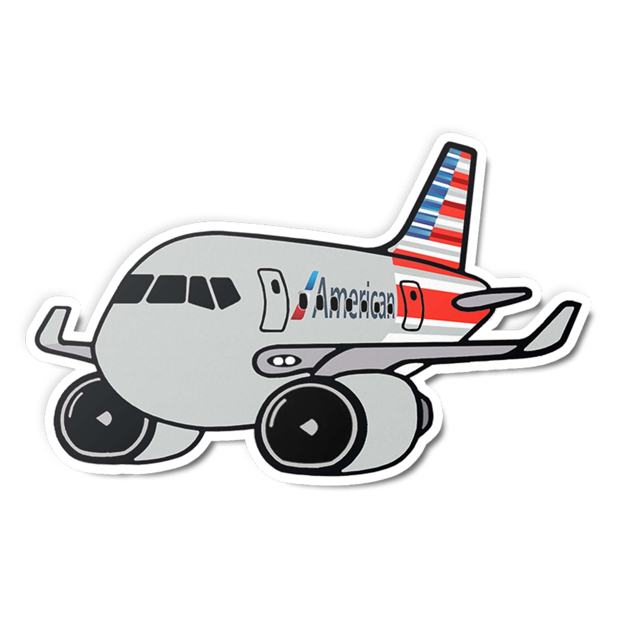 American Airlines B737 Diecut Sticker - Etsy