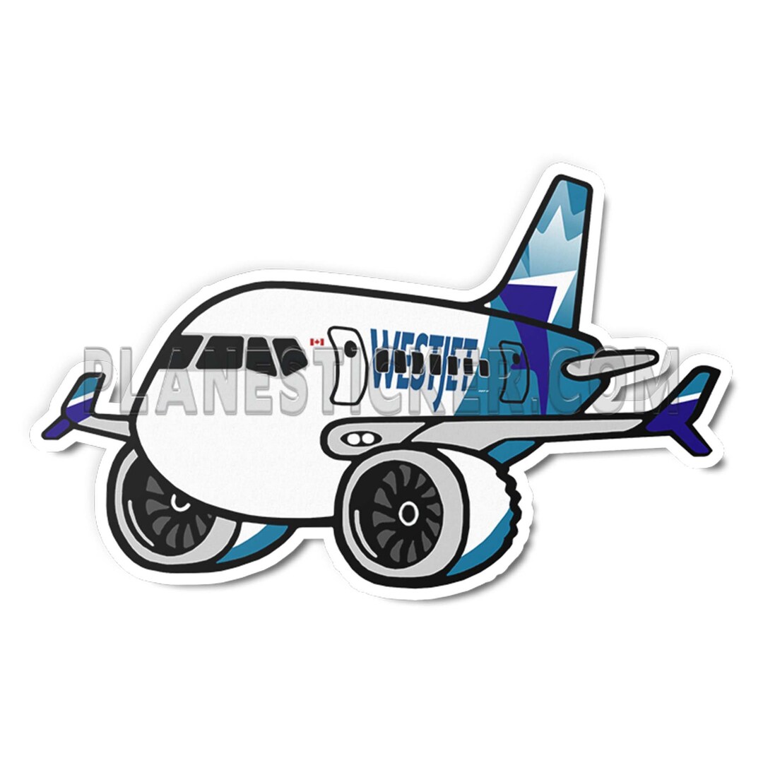 Westjet B737 MAX Diecut Sticker - Etsy