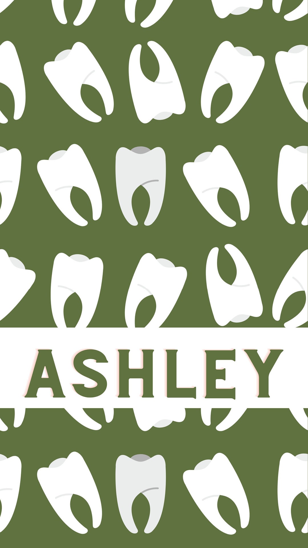 CUSTOM Dental Tooth Phone Wallpaper | iPhone | Android | Dental ...