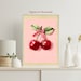 Cherry Poster, Retro Wall Art, 70s Psychedelic Print, Funky Wall Decor ...