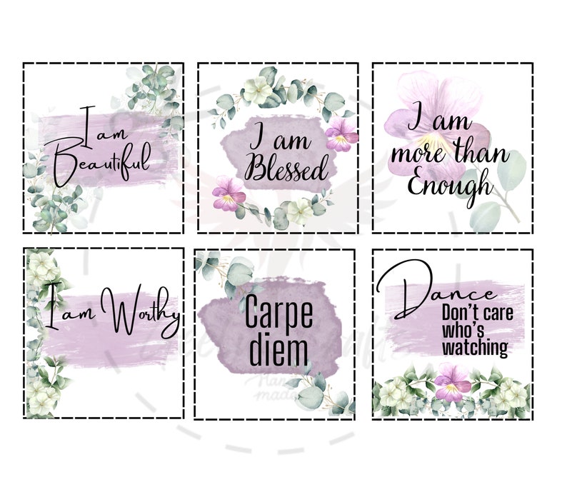 Affirmation Cards | Daily Inspiration Digital Download| Motivational ...