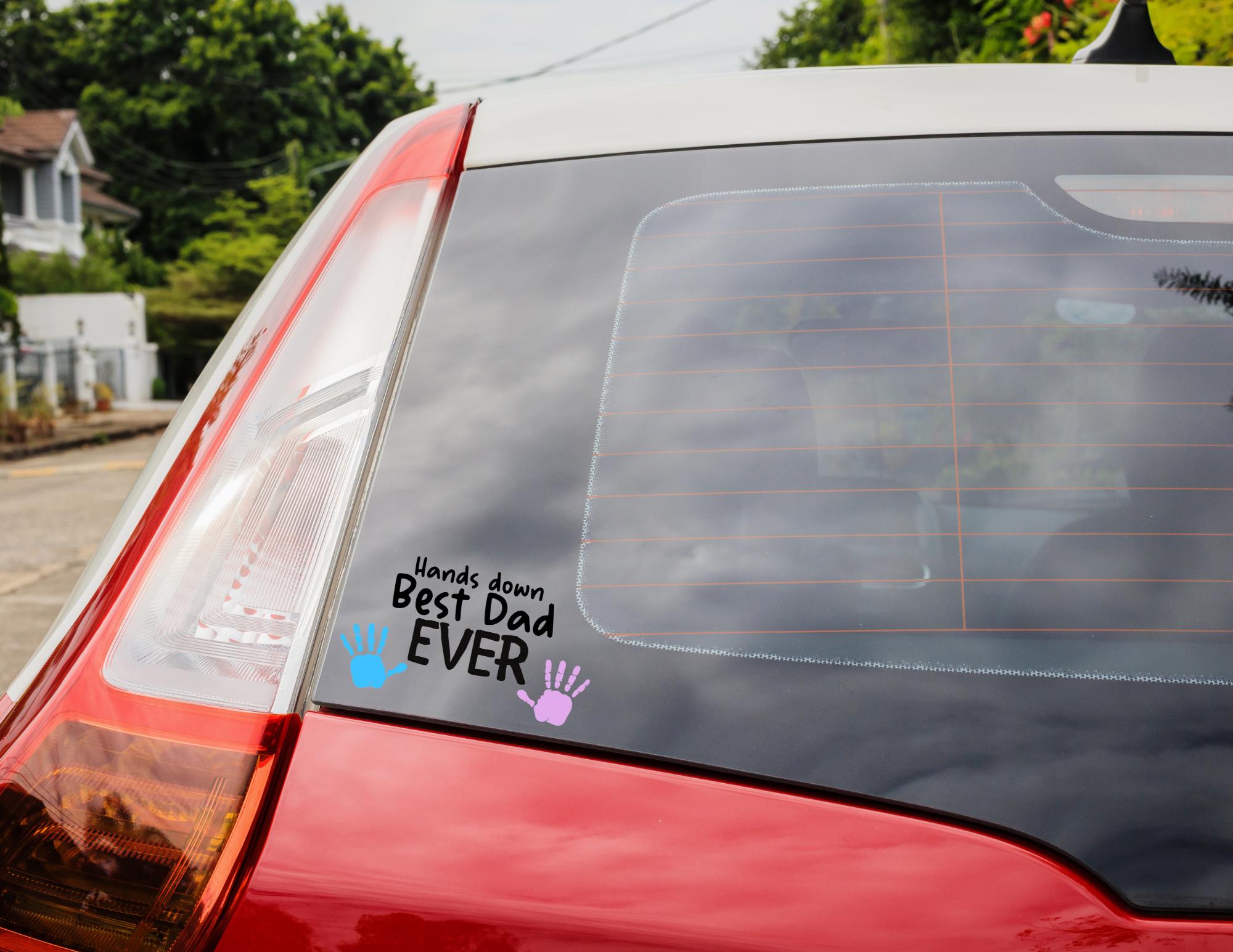 Fathers Day SVG, Hands Down Best Dad Ever, Best Dad, Hand Prints ...
