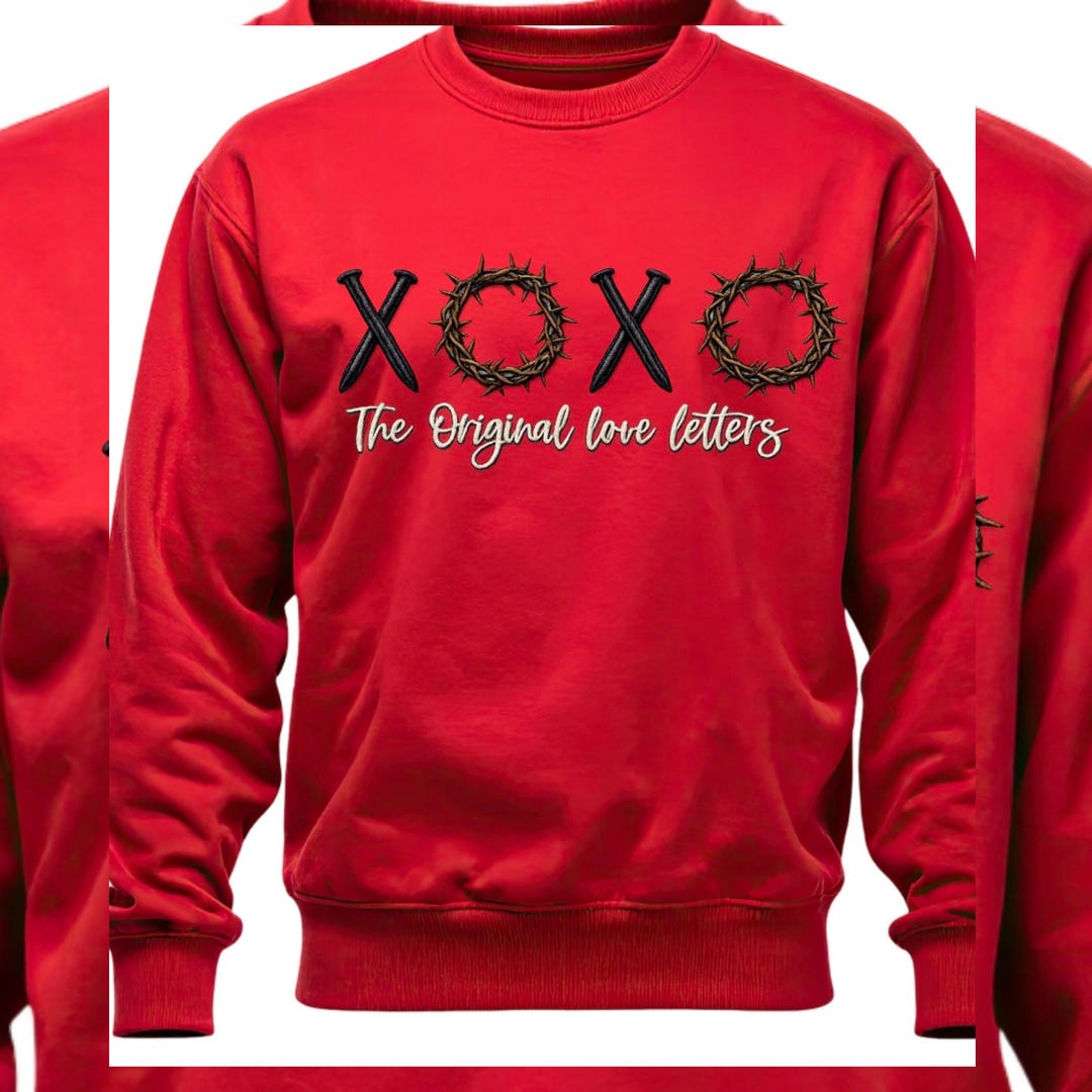 XOXO Christian PNG Faux Stitched Design – the Original Love Letters ...