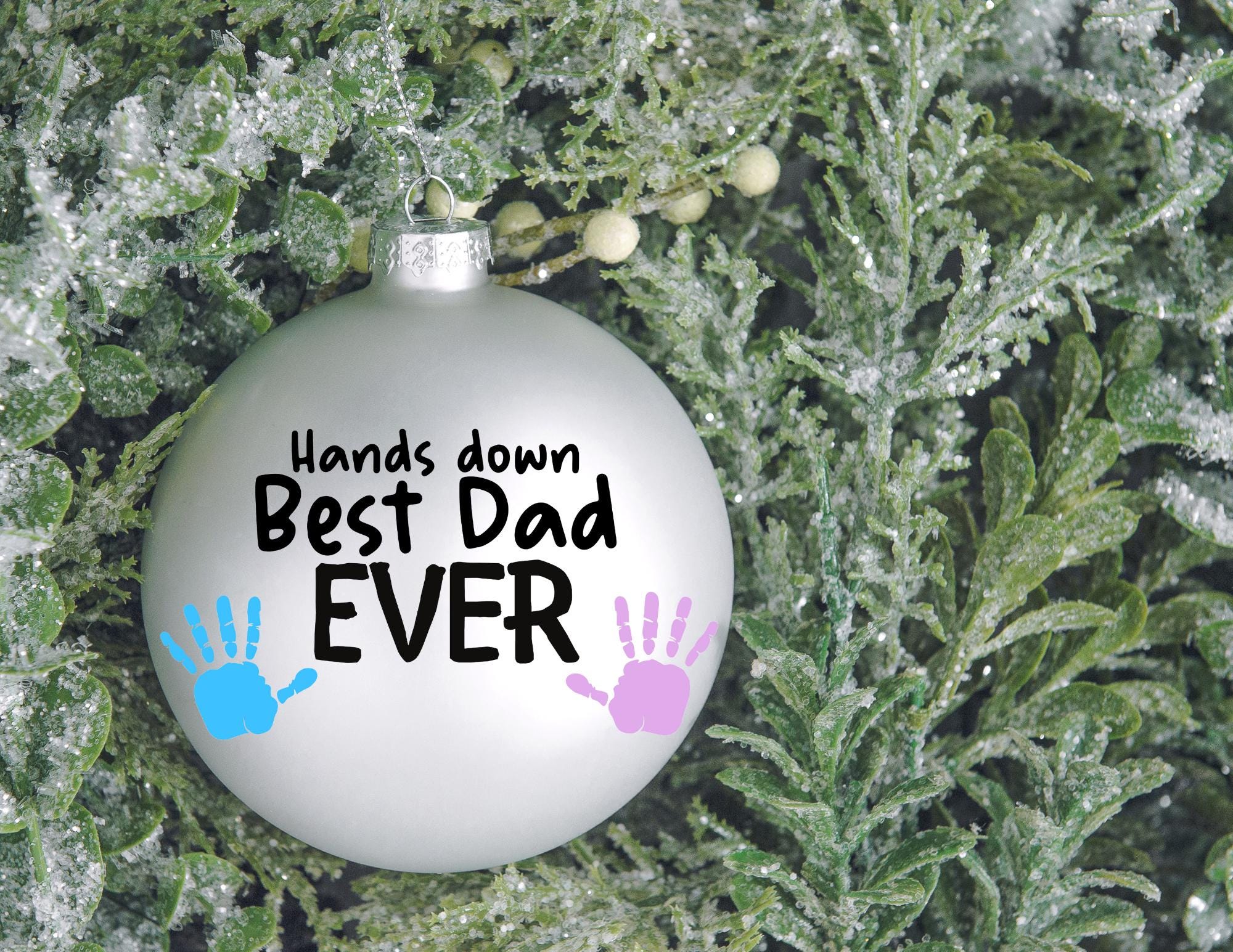 Fathers Day SVG, Hands Down Best Dad Ever, Best Dad, Hand Prints ...