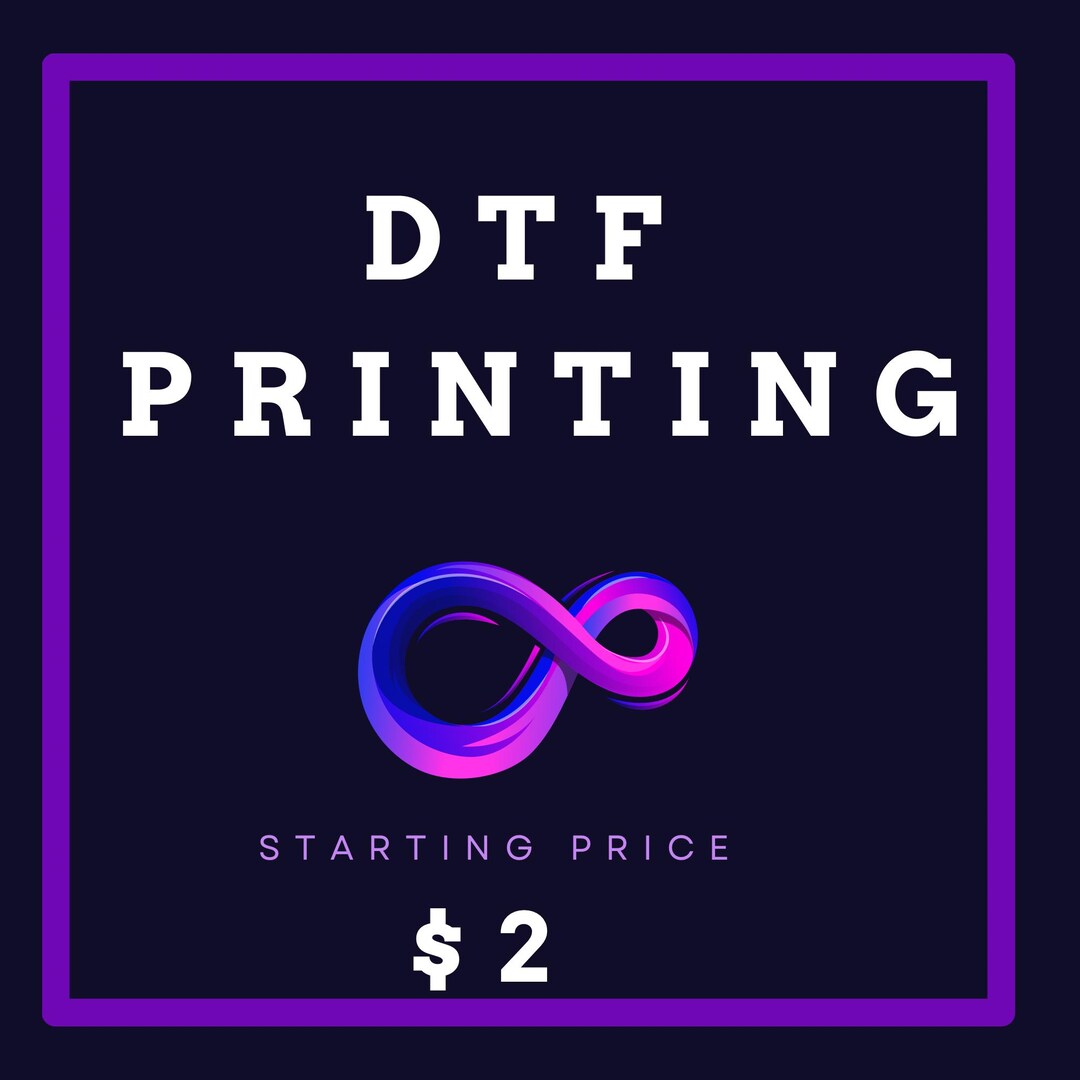 DTF Prints. Just Submit Your Png Image. A Quick Turn Around. - Etsy