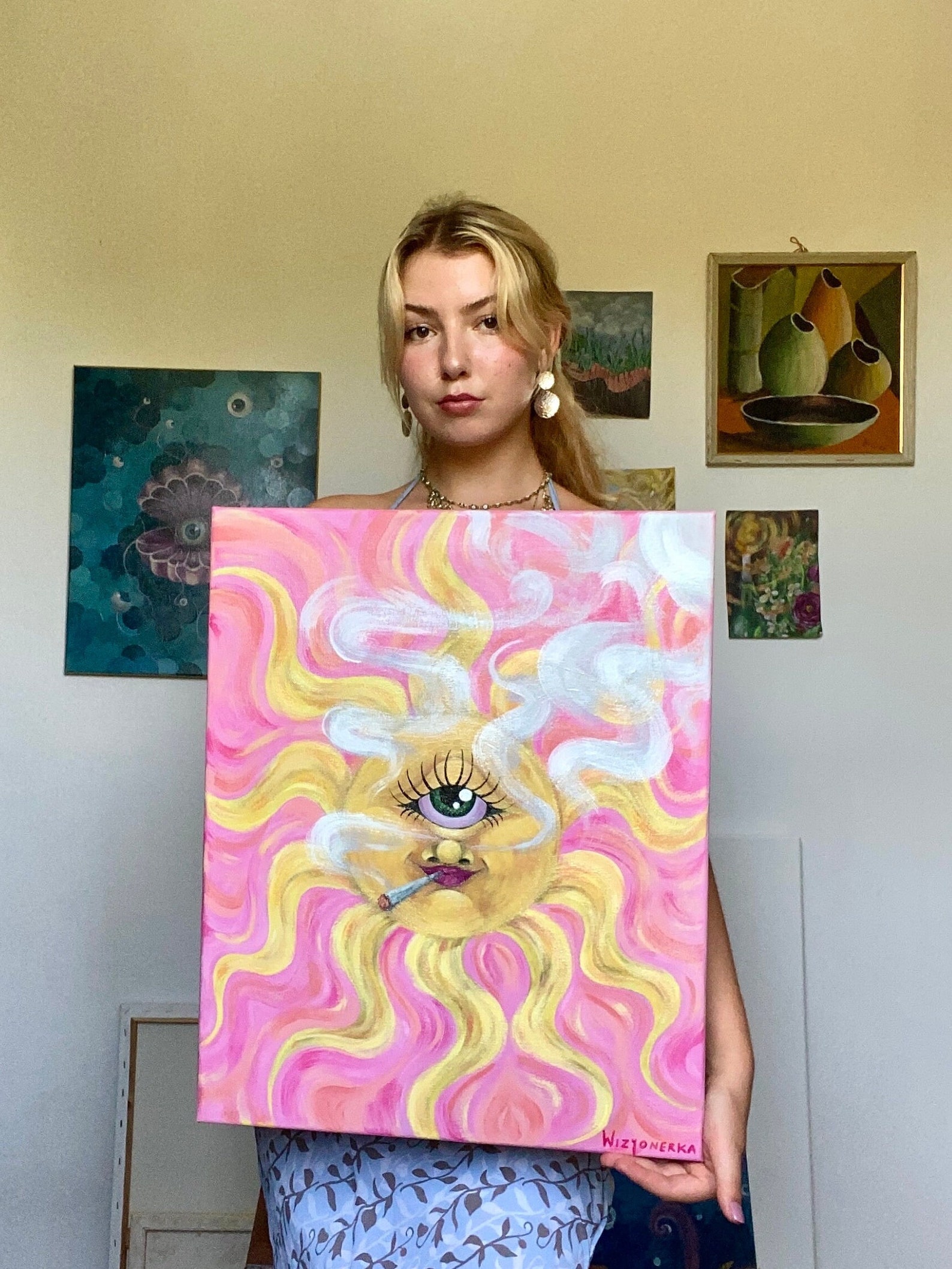 Surrealist Art, Acrylic Painting, Spiritual Art, Painting on Canvas ...