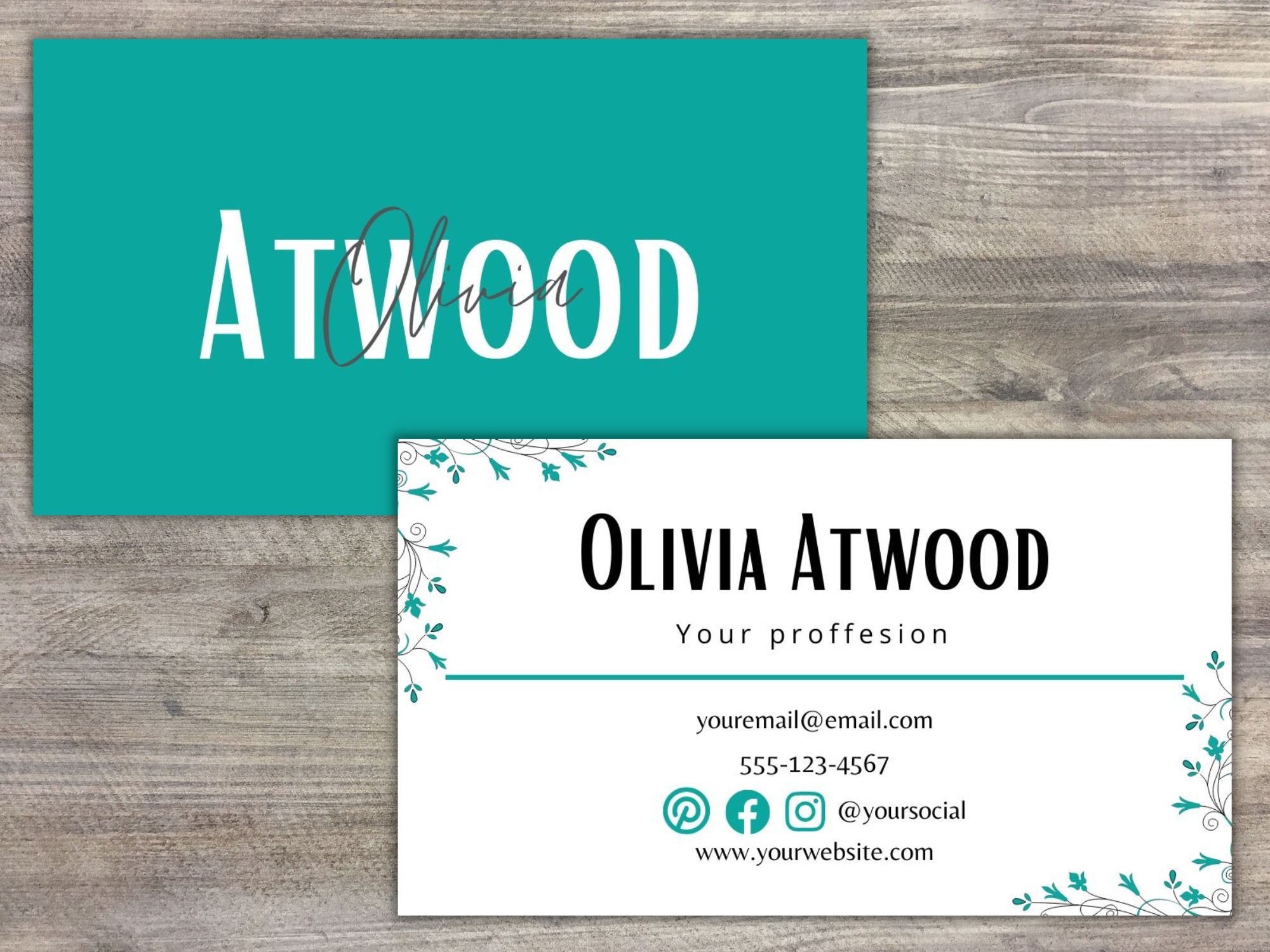 Editable Buisness Card Template Template DIY Buisness Card Canva ...