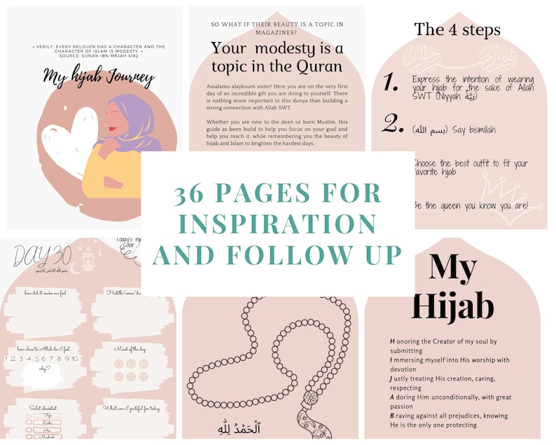 My Hijab Journey - Islamic Tracker - Etsy