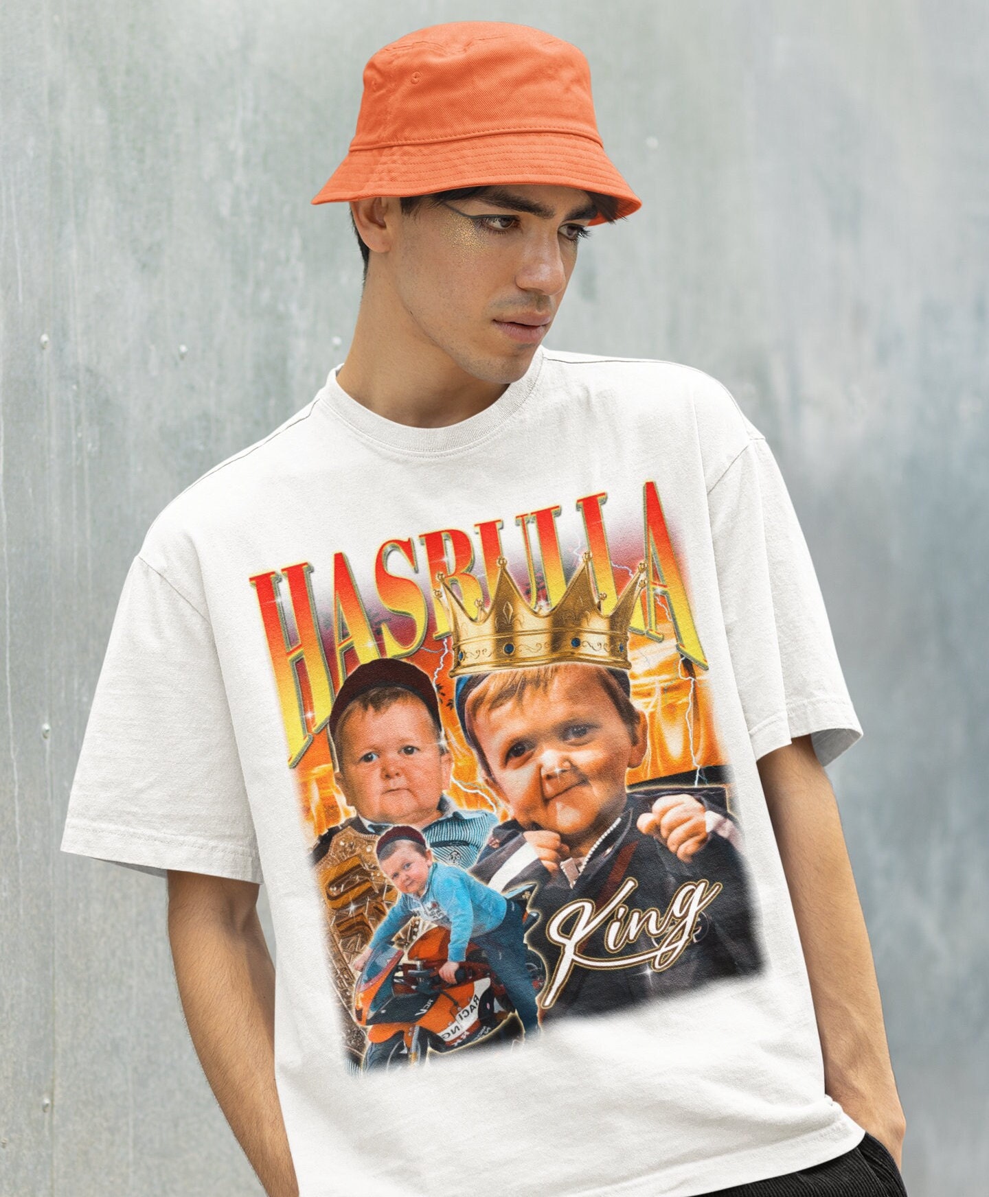 Camiseta King Hasbulla Magomedov Retro Para Hombre Mujer