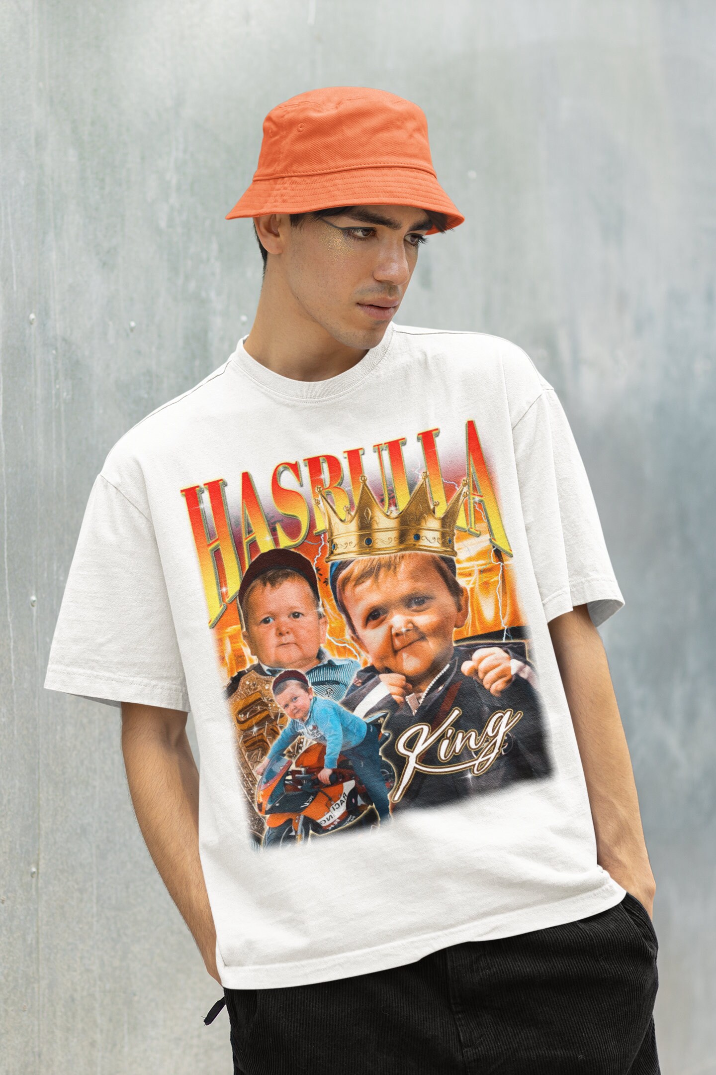 Retro King Hasbulla Shirt king Hasbulla Tshirthasbulla - Etsy Canada