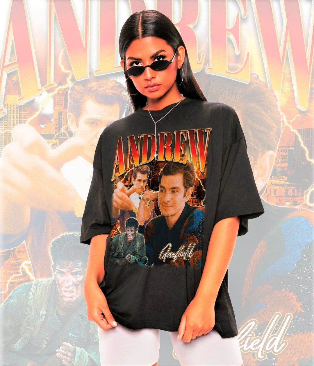 Retro ANDREW GARFIELD Shirt andrew Garfield Tshirt,andrew Garfield ...