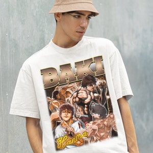 Retro Baki Hanma Shirt vintage Baki Hanma Shirt,baki the Grappler Shirt ...