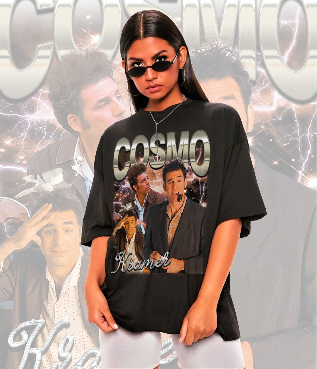 Retro Cosmo Kramer Shirt cosmo Kramer Tshirt,cosmo Kramer T-shirt,cosmo ...