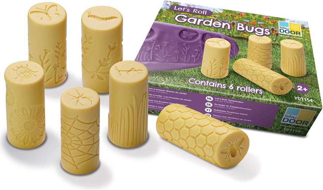 Yellow Door Let's Roll,garden Bugs, Set of 6 - Etsy