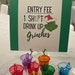 Grinch Christmas Bar Sign – Entry Fee Printable (PDF Download) - Etsy