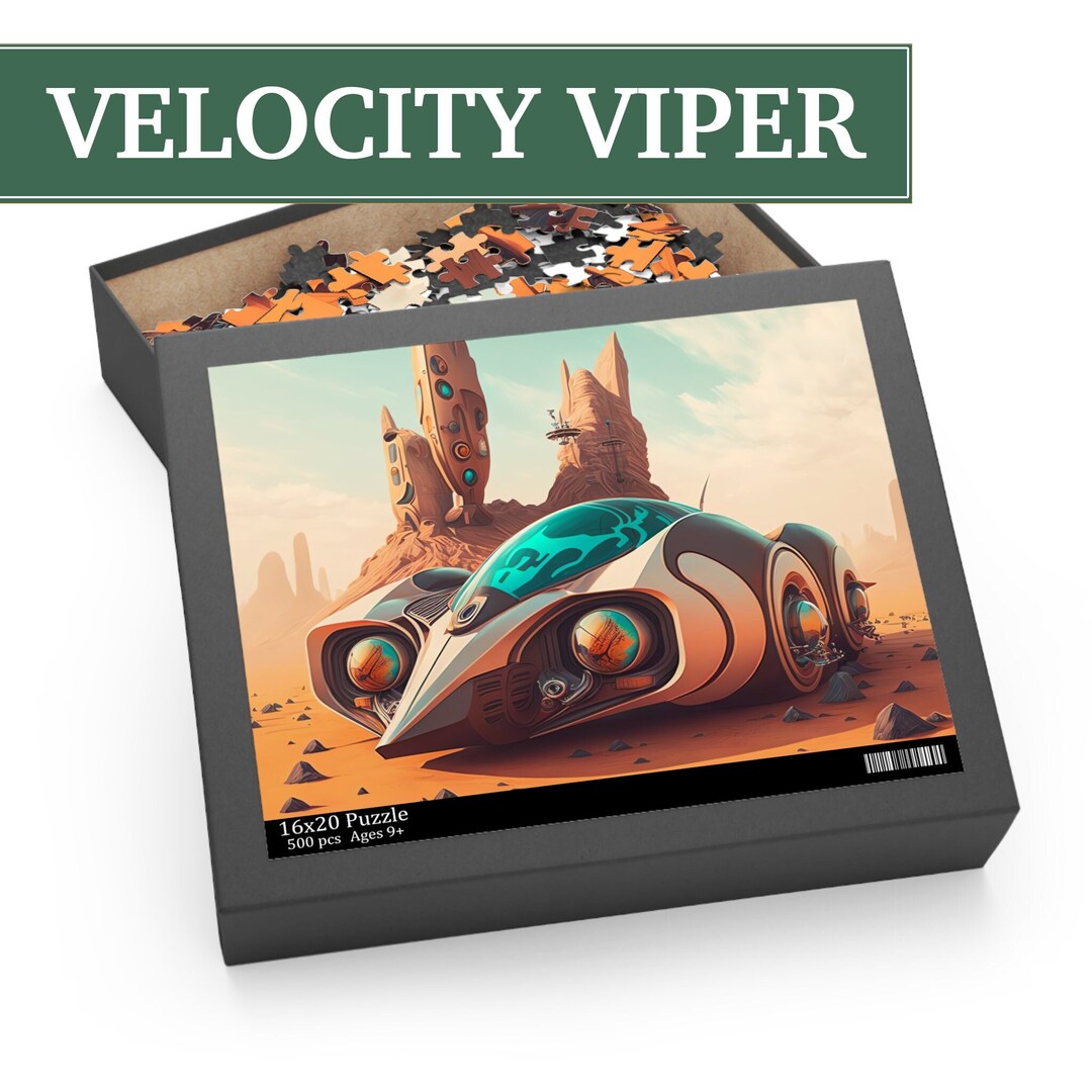 Velocity Viper Space Racer Puzzle (120, 252, or 500-piece) Science ...