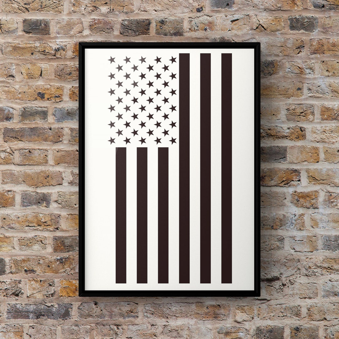 Vertical American Flag SVG Digital Download | Vertical US Flag Cut File ...