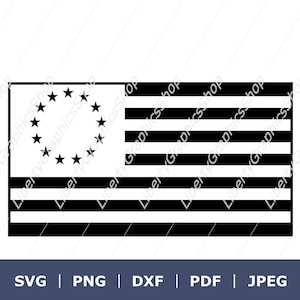 Betsy Ross Flag Digital File | Svg, Png, Pdf, Jpeg, Dxf Formats ...