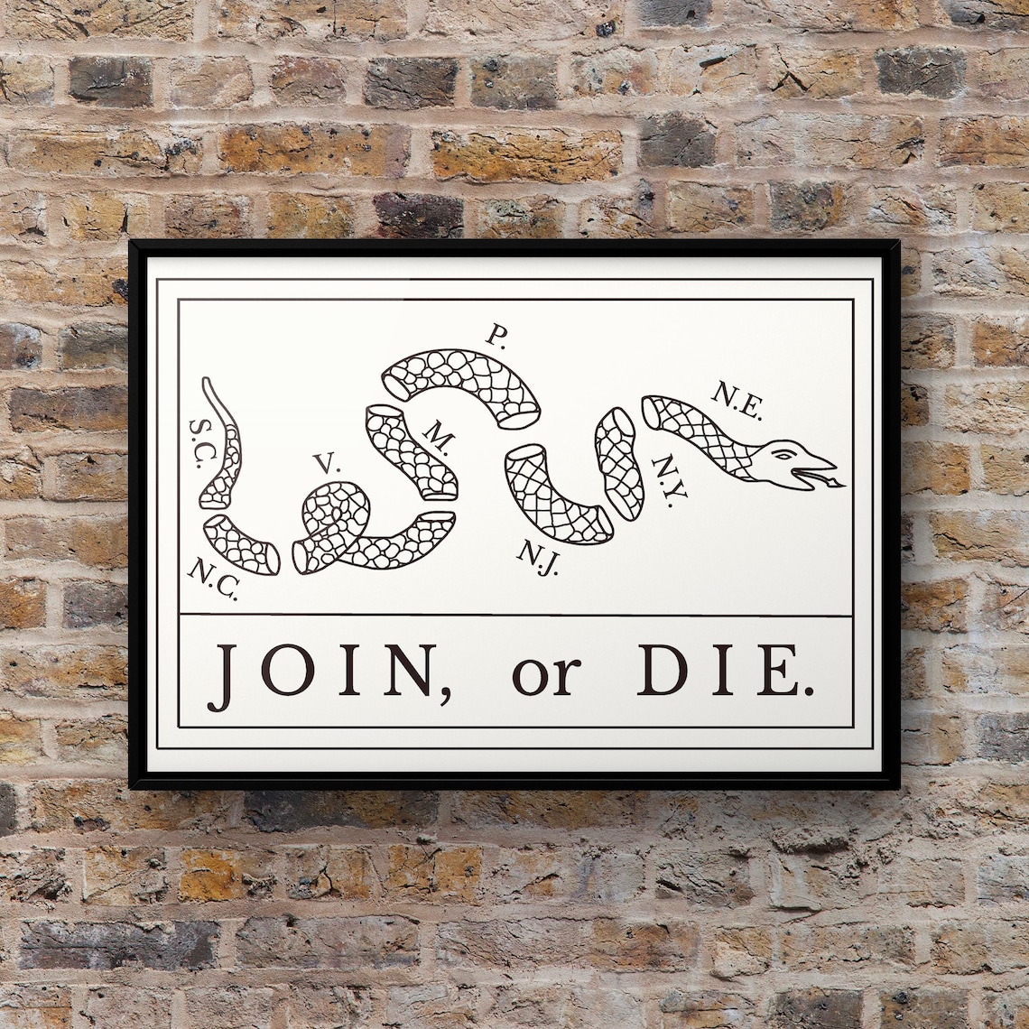 Join, or Die Flag SVG Digital Download | Join, or Die Political Cartoon ...
