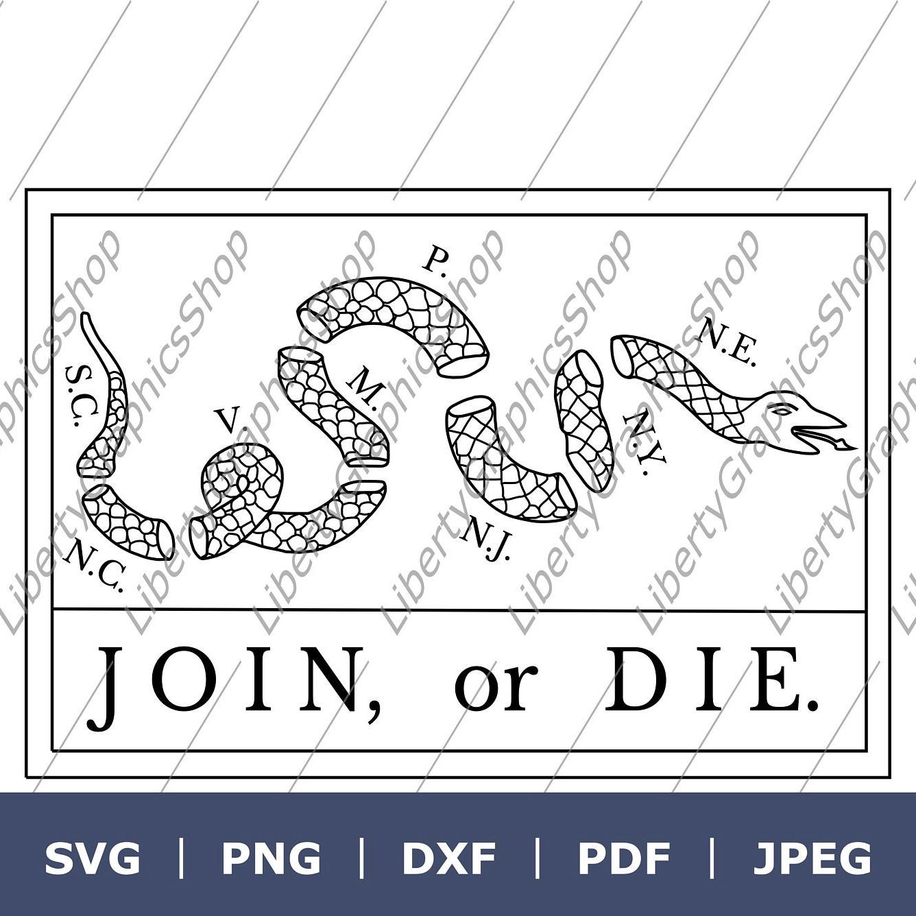 Historic American Revolution Flag and Political Cartoon Digital File ...