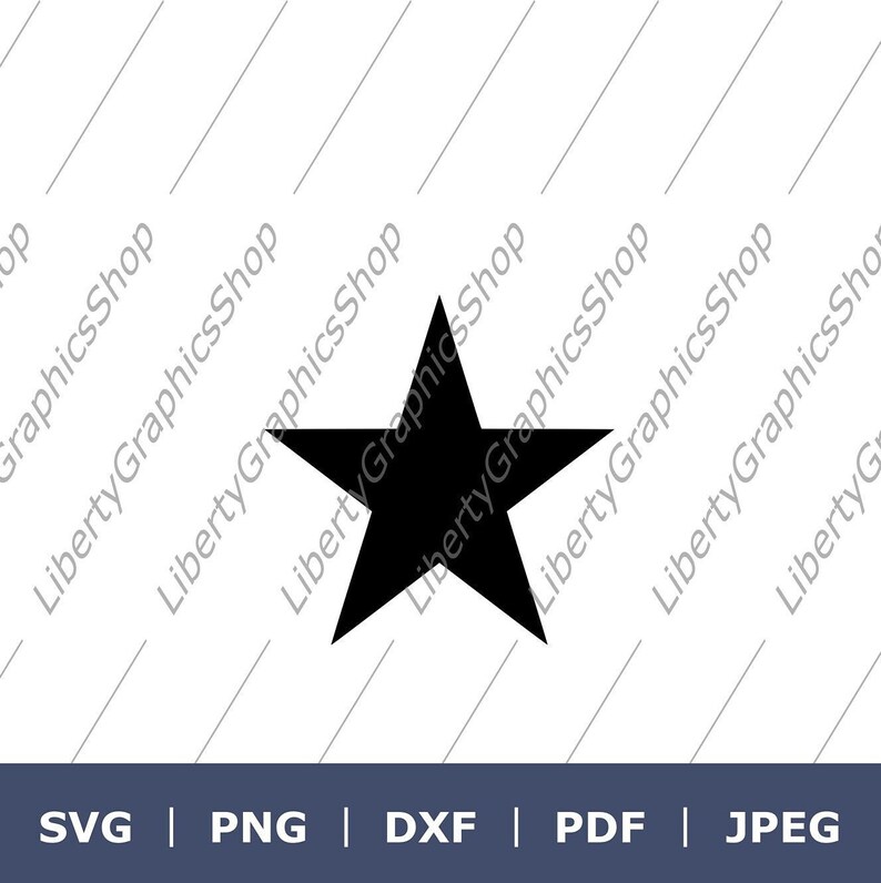 Star SVG Digital Download Printable Star Star Cut File CNC & Laser Cut ...