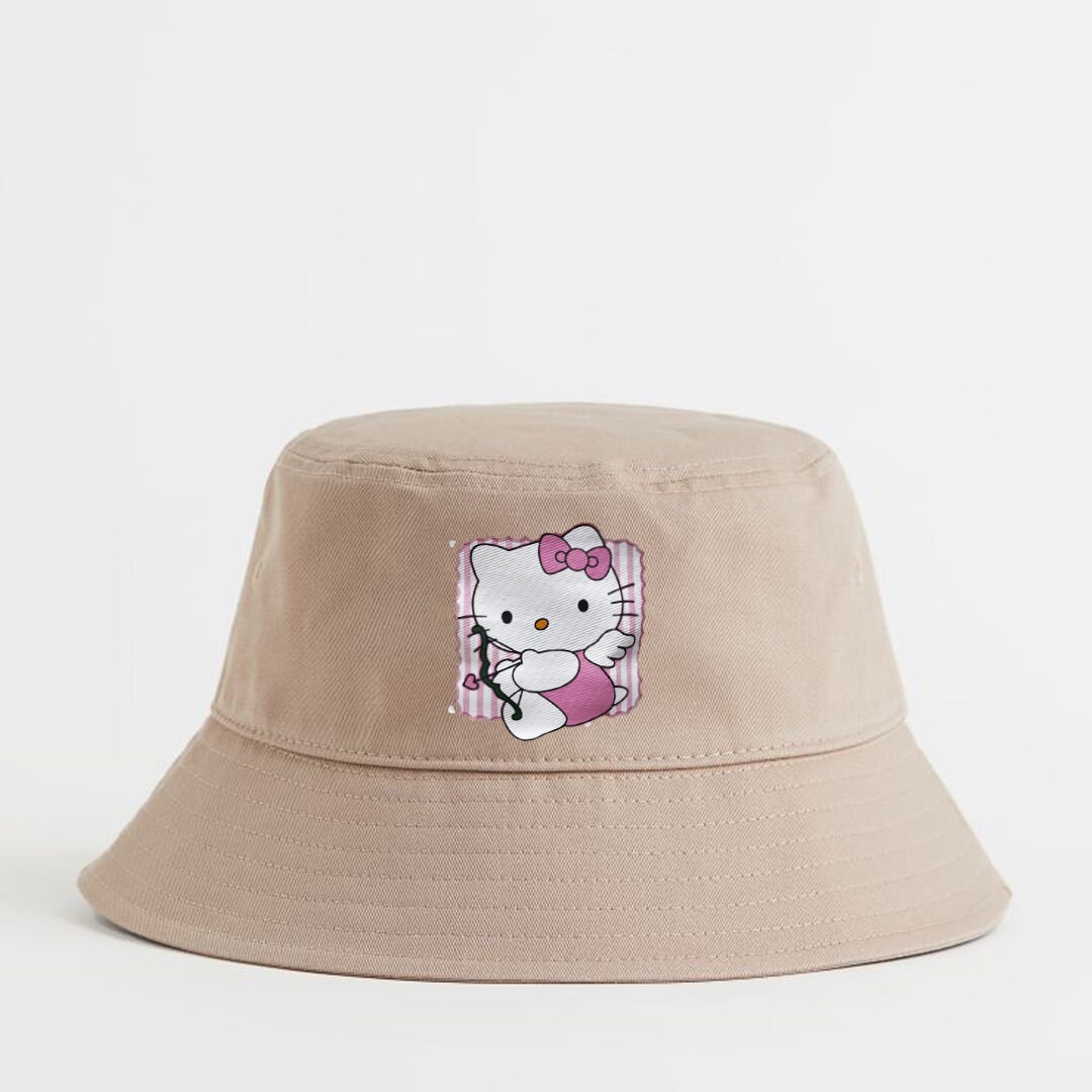 SUMMER EXPRESS Cute Hello Kitty Bucket Hat Hello Kitty Hats Hello Kitty ...