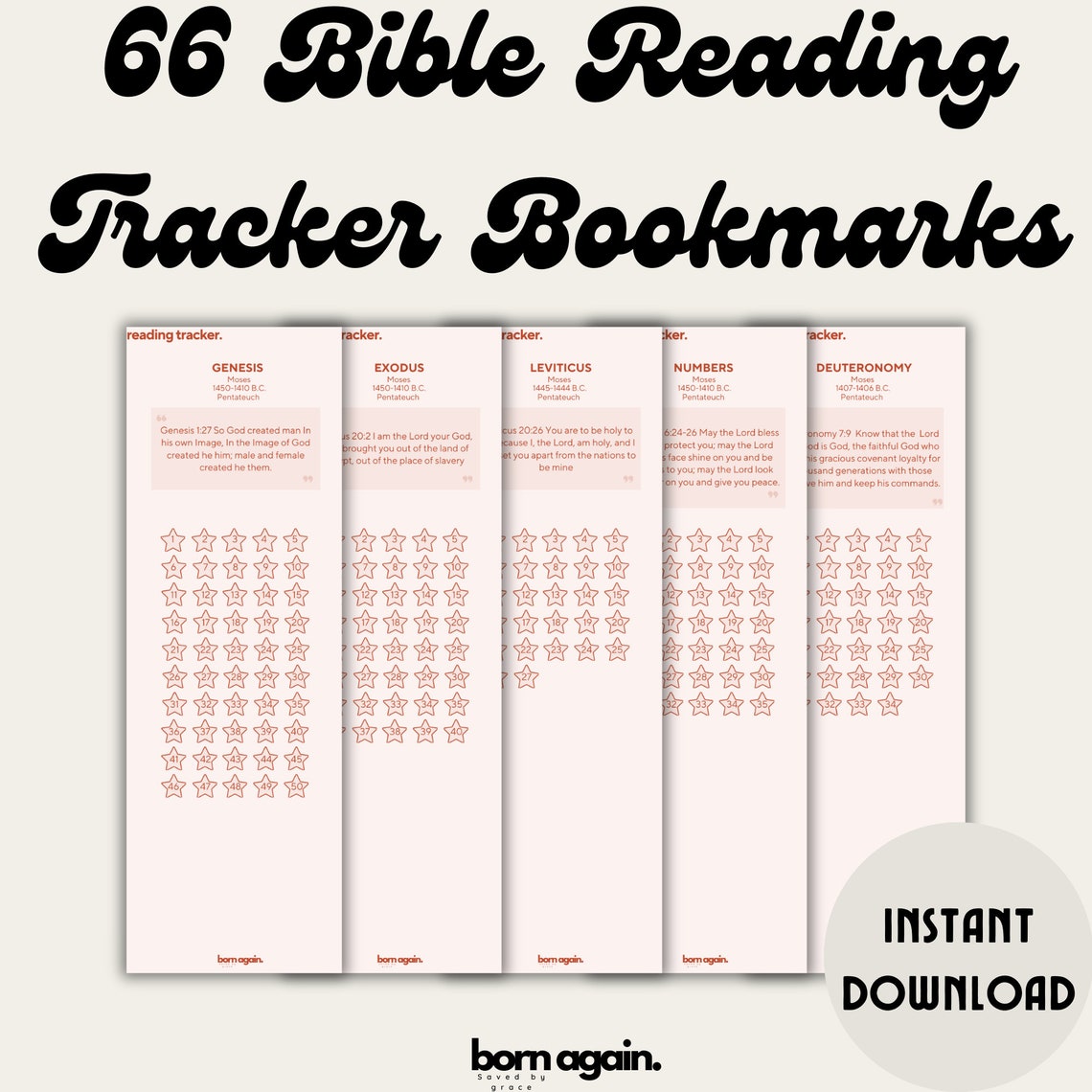 Printable Bible Reading Tracker Bookmark| Christian Bookmarks| Printable Bookmarks - Etsy