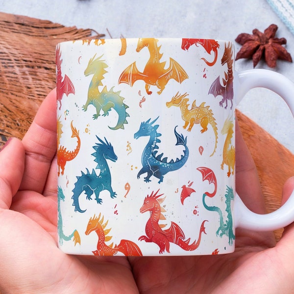 Dragon Mugs - Etsy