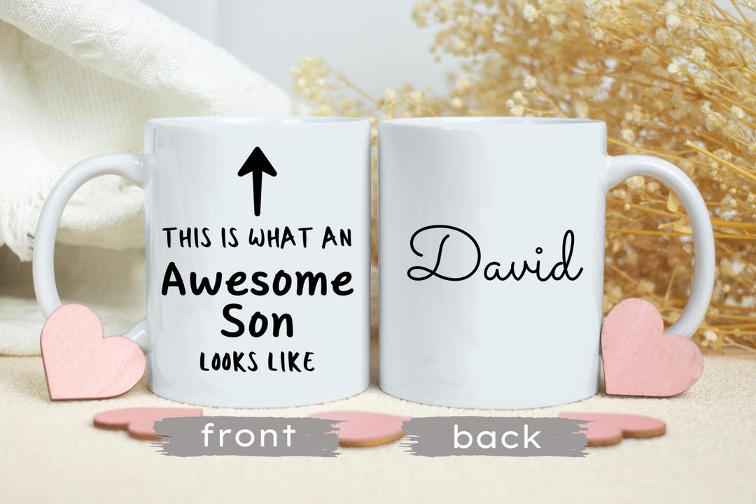 Personalized Son Coffee Mug, Best Son Gift - Etsy