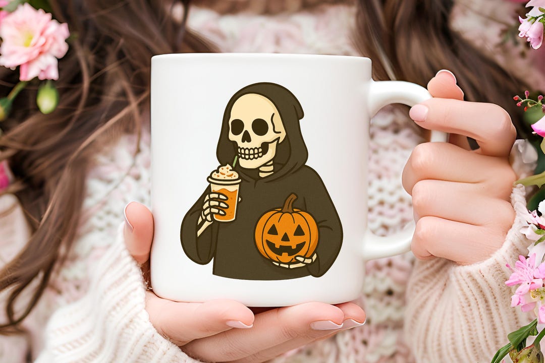 Halloween Skeleton Mug, Skeleton Coffee Mug, Skeleton Lover Gift, Gift ...