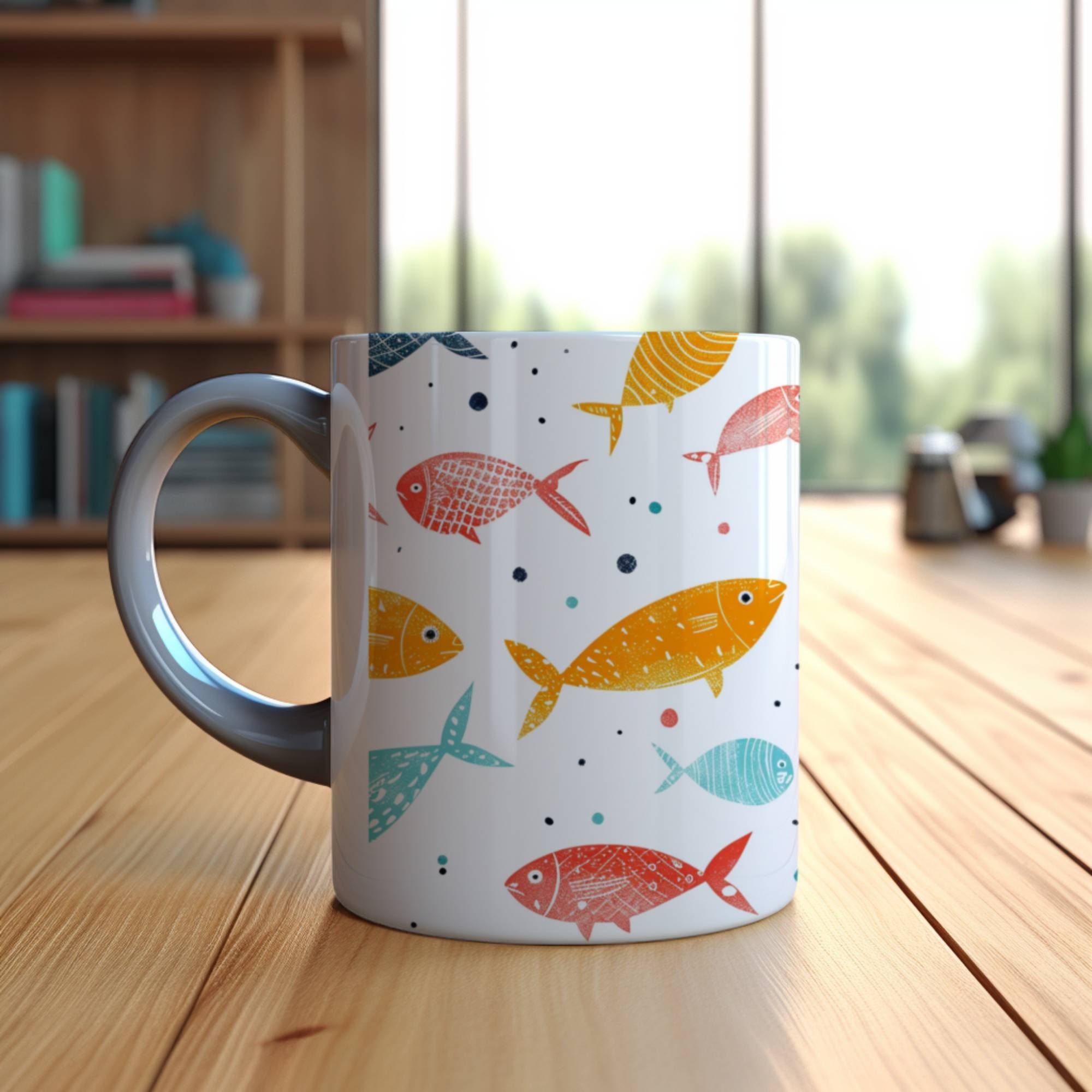 Personalized Fish Mug, Fathers Day Gift, Fisherman Coffee Cup, Fish ...