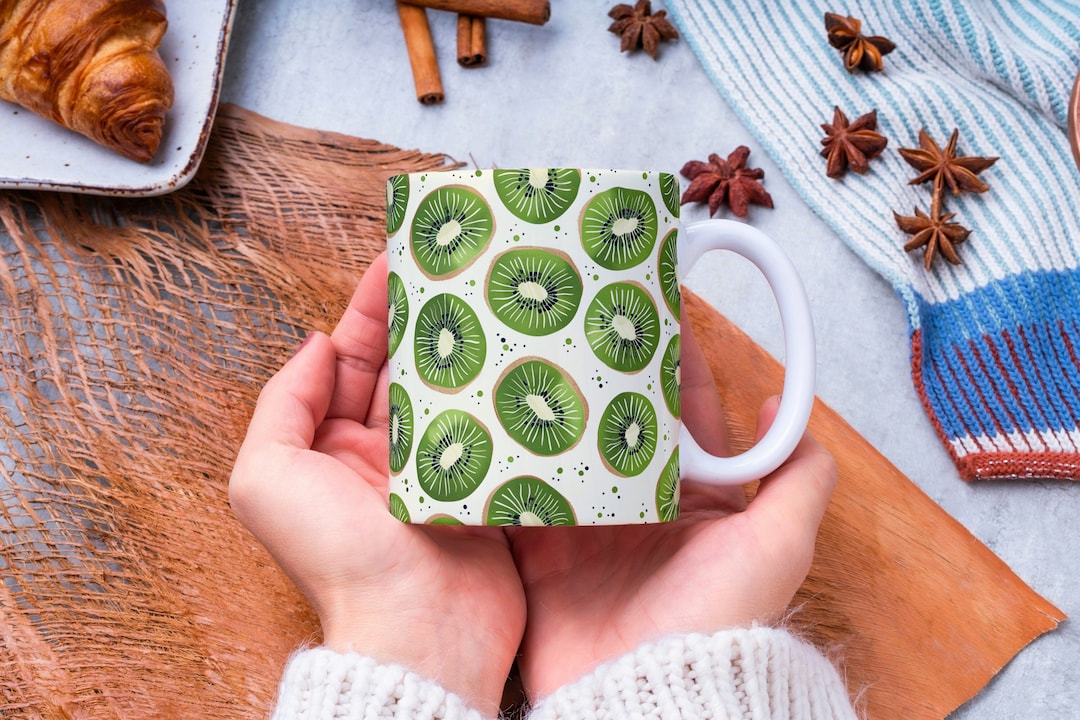 Personalized Kiwi Coffee Mug: Fruit Lover Gift - Etsy