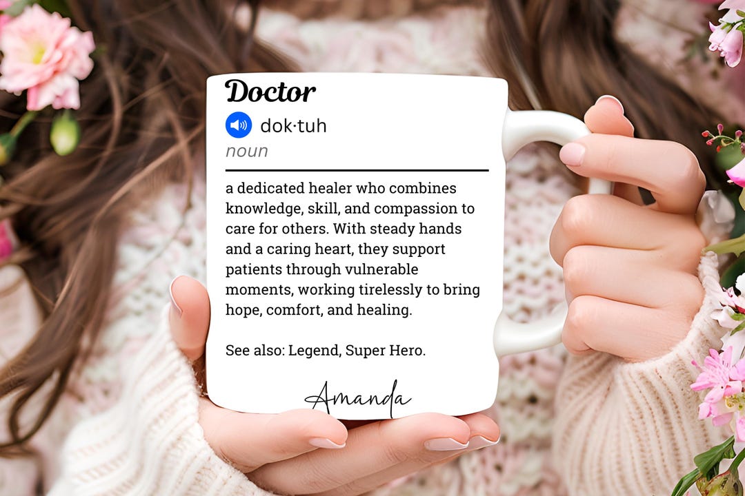 Personalized Doctor Definition Mug: Appreciation Gift - Etsy
