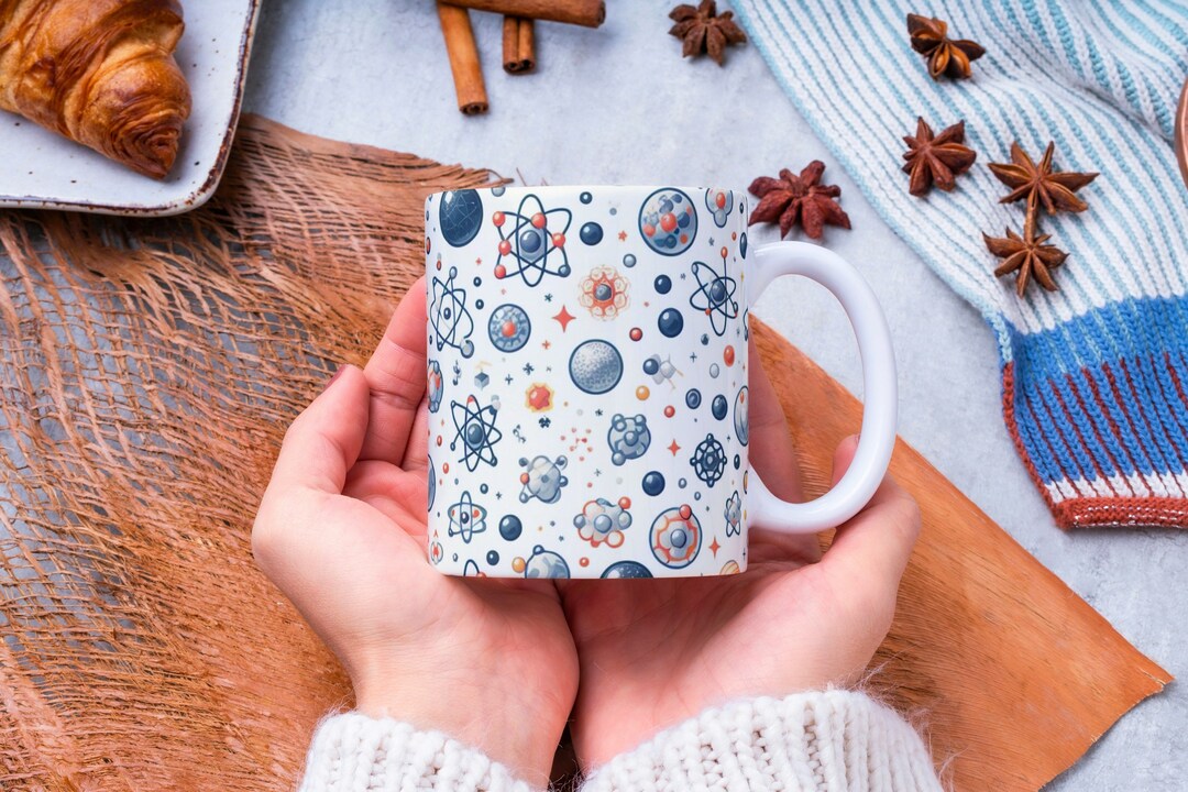 Personalized Atoms Mug, Science Teacher Gift - Etsy
