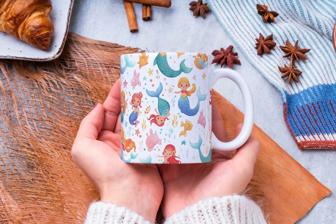 Personalized Mermaid Coffee Mug, Mermaid Lover Gift - Etsy