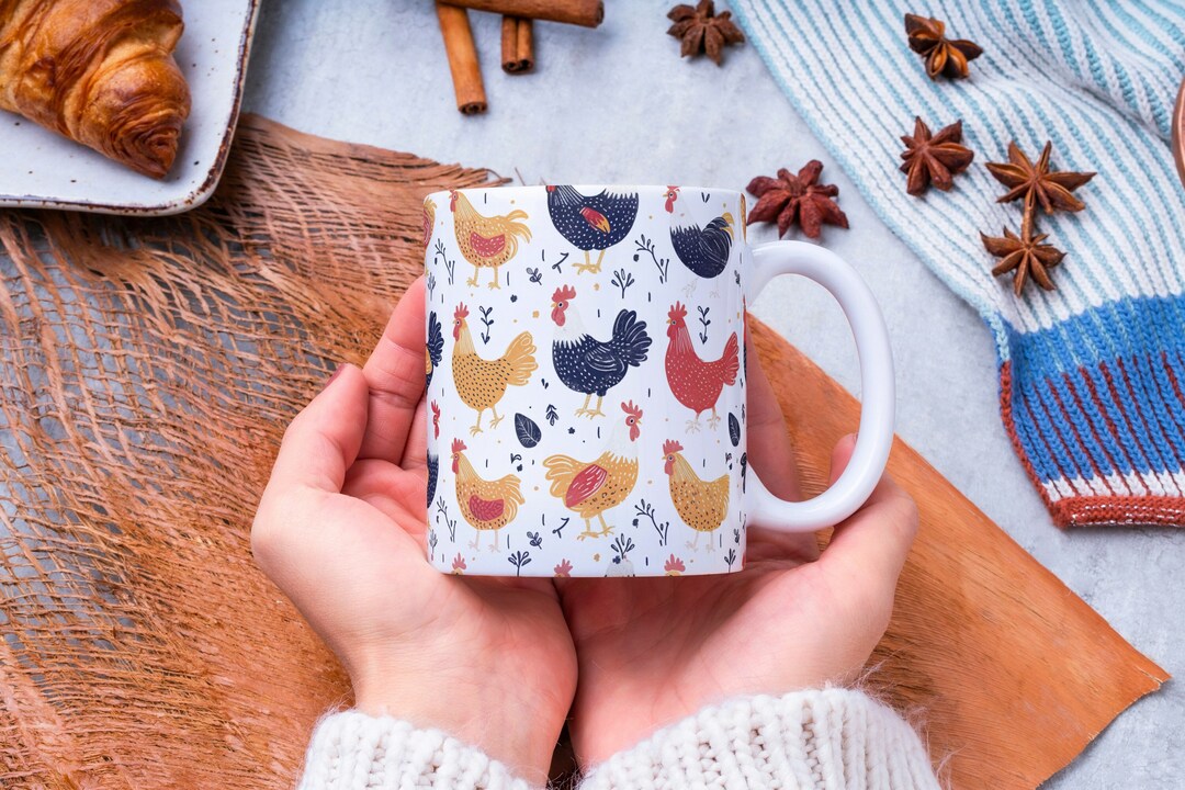 Personalized Chicken Mug, Chicken Lover Mug, Gift for Her, Mothers Day ...