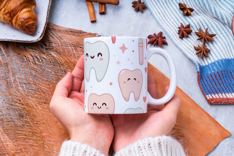 Tooth mug - Etsy