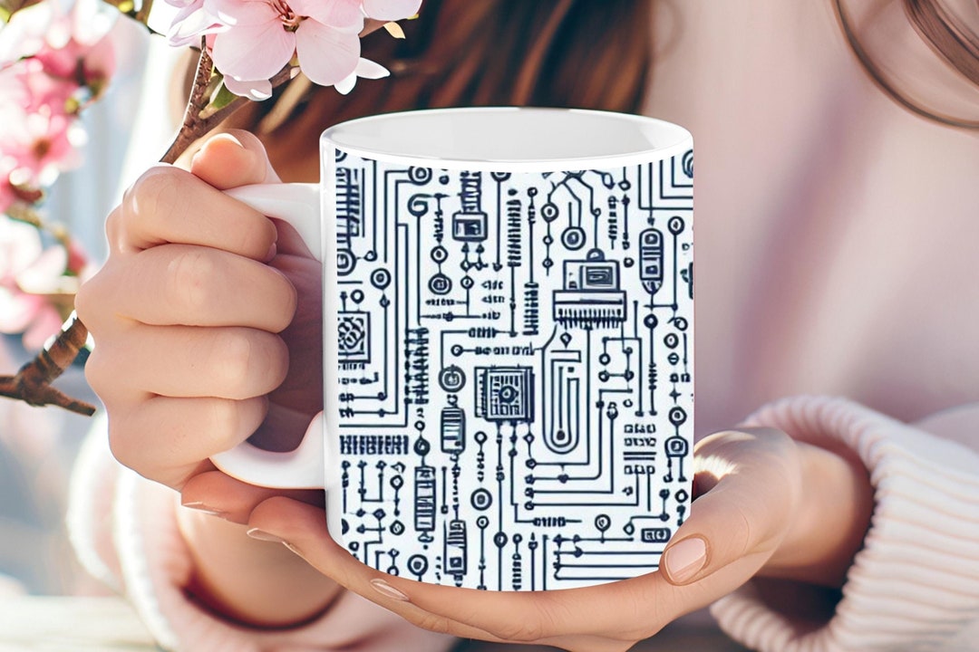 Personalized Circuit Board Mug: Electrical Engineer Gift - Etsy