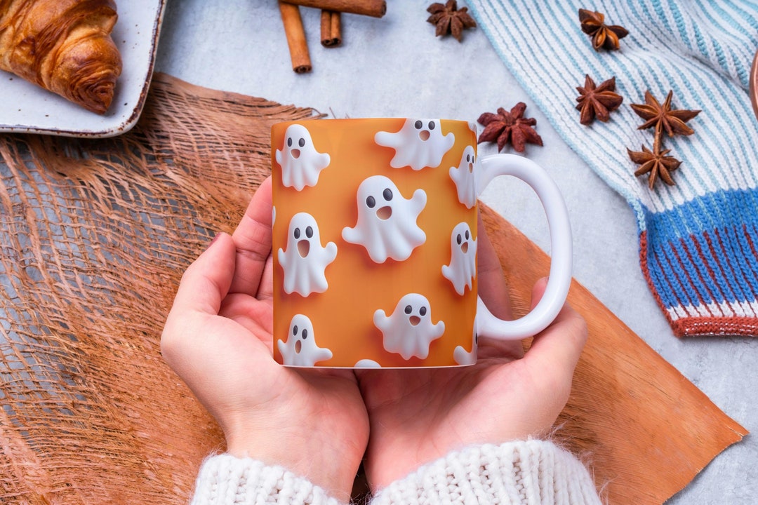 Personalized Ghost Mug, Ghost Lover Mug, Ghost Coffee Mug, Halloween ...