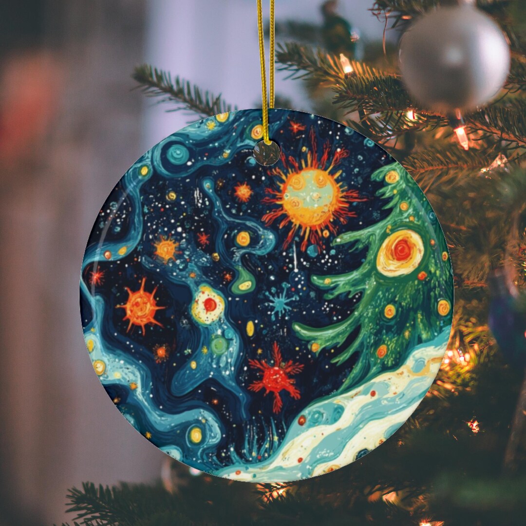 Christmas Microbe Ornament: Science Holiday Decor - Etsy