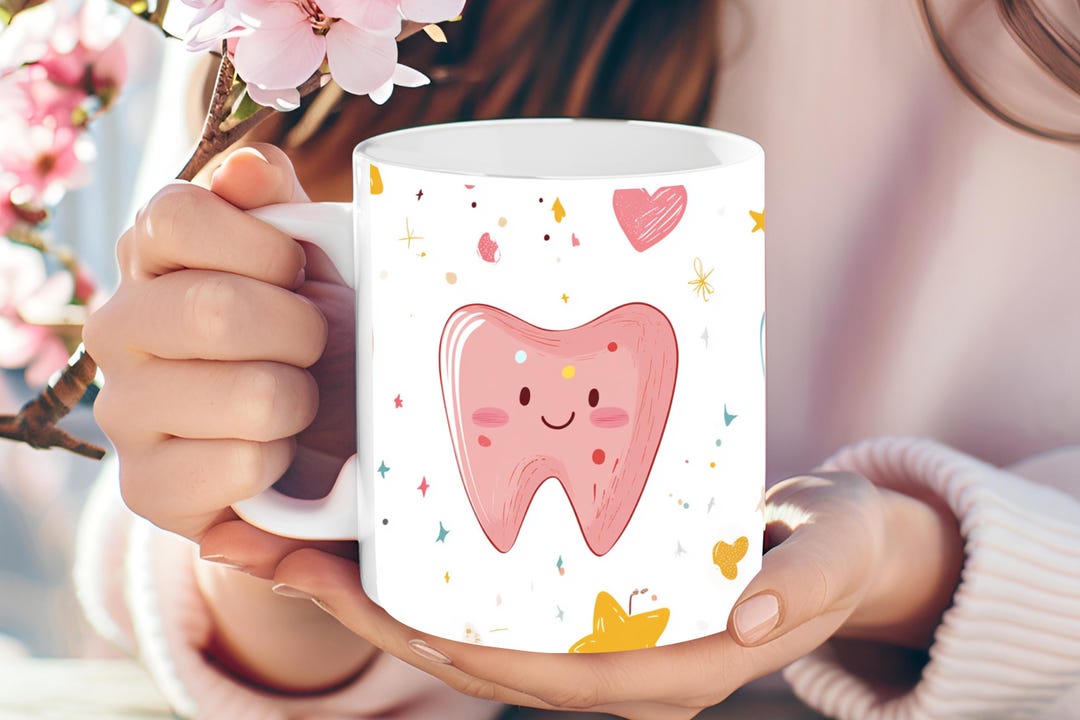 Personalized Teeth Coffee Mug: Dental Gift - Etsy