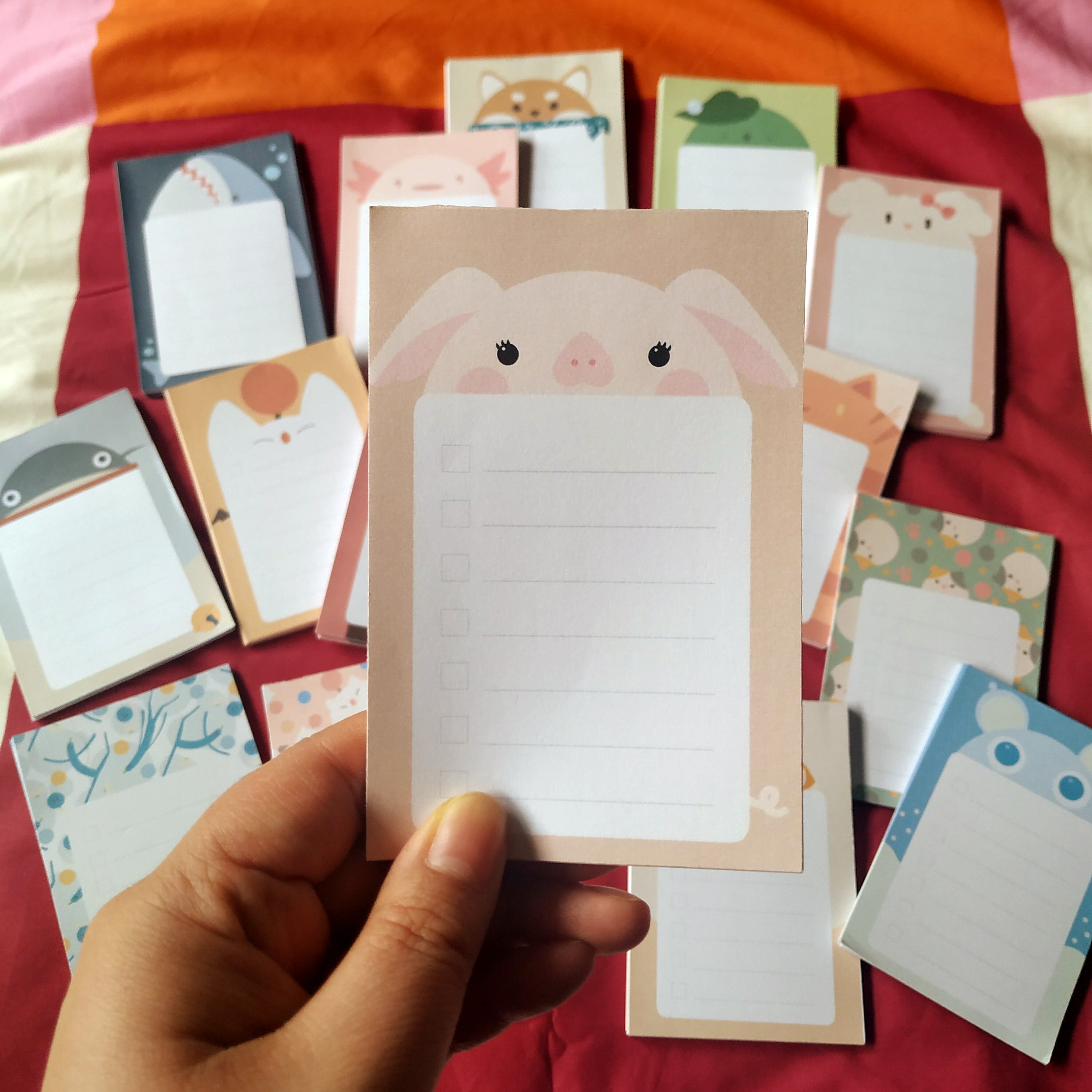 Farm Animal Notepad Cow, Chicken, Pig - Etsy