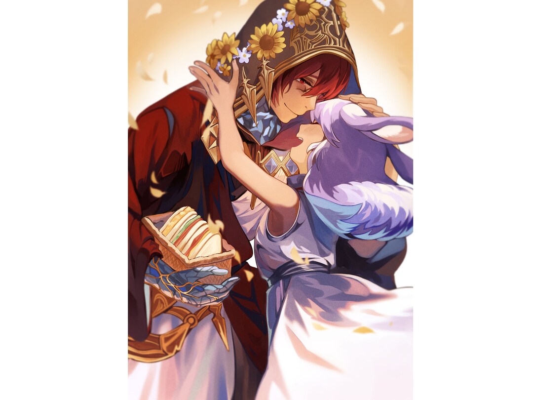 FFXIV Crystal Exarch and Lyna Print - Etsy