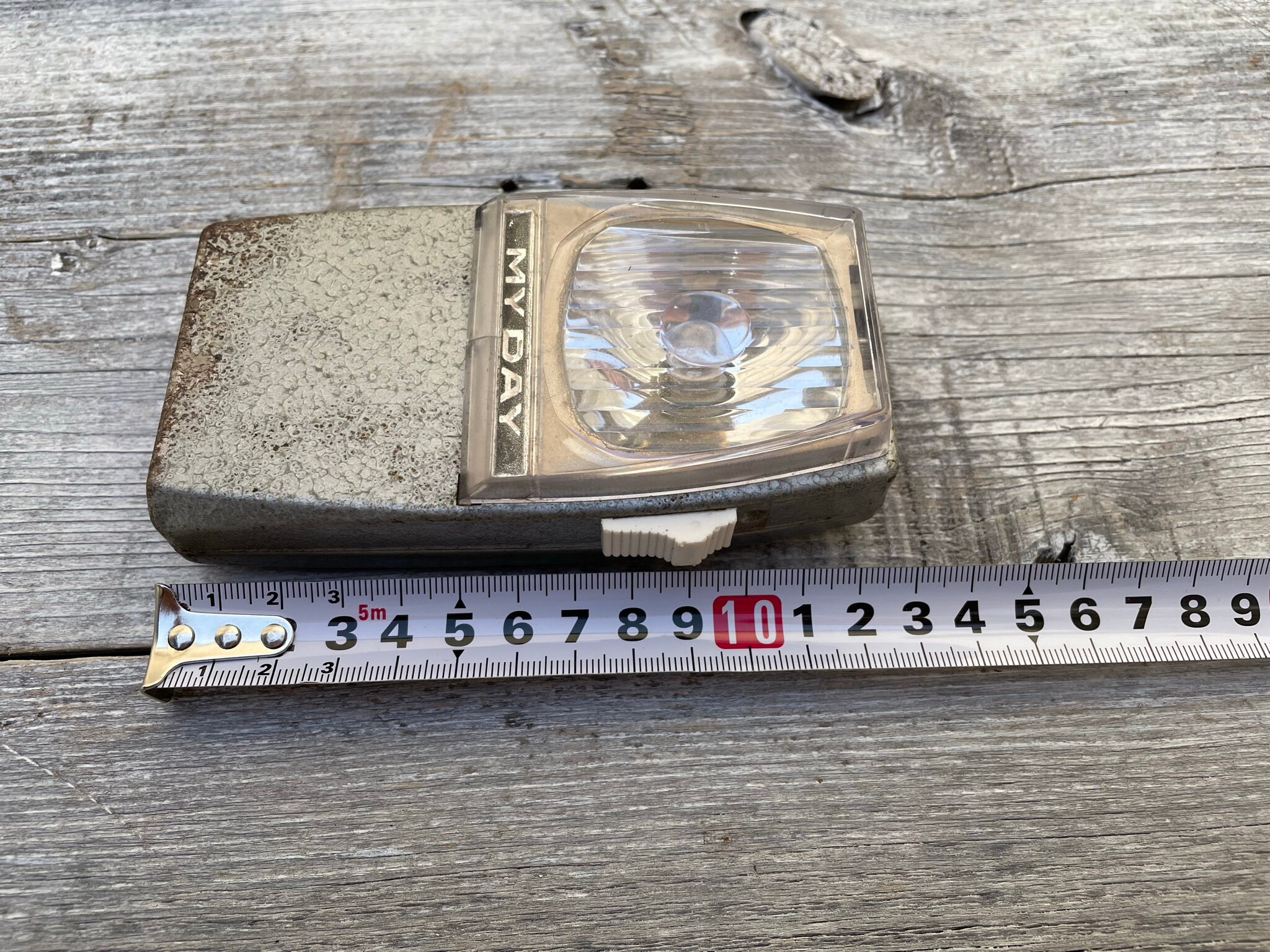 Vintage Old Flashlight MY DAY. Metal Retro Flashlight. Old - Etsy